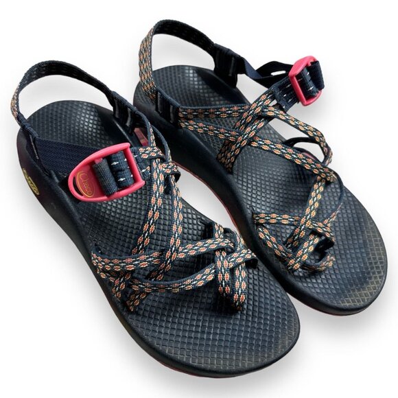 Chaco | Shoes | Chaco Zcloud X2 Sport Sandal Navy Pink Aztec Adj Strap ...